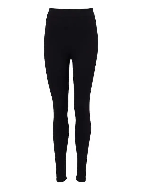 Alaïa Wool-blend Leggings - Black