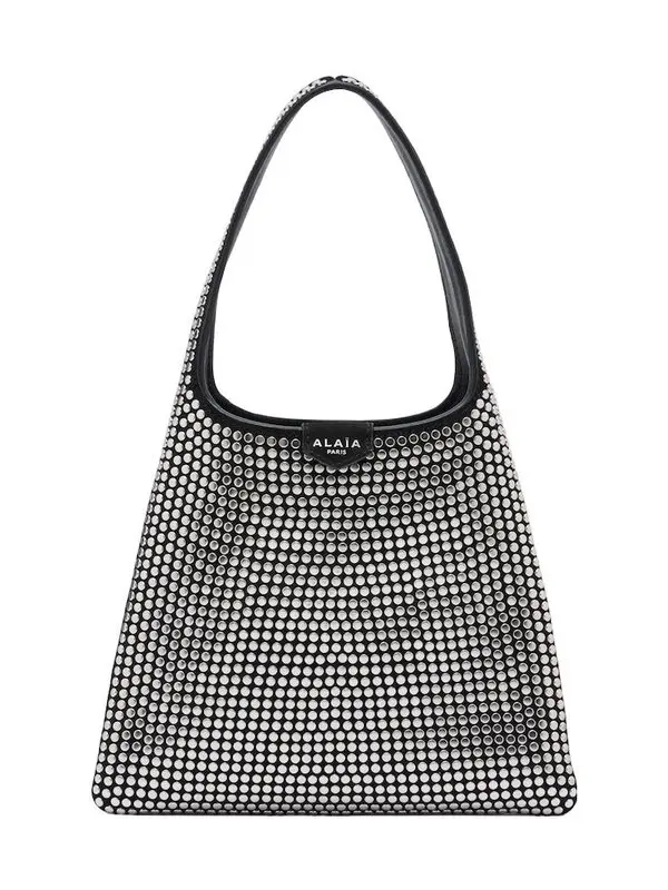 Alaïa Studded Leather Tote Bag - Black