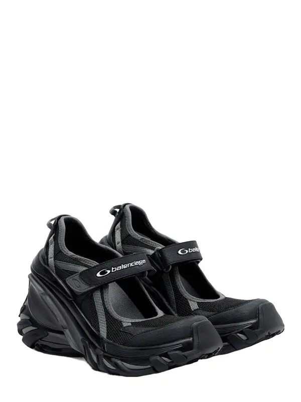 Balenciaga Hydra Wedge Sneakers - Black