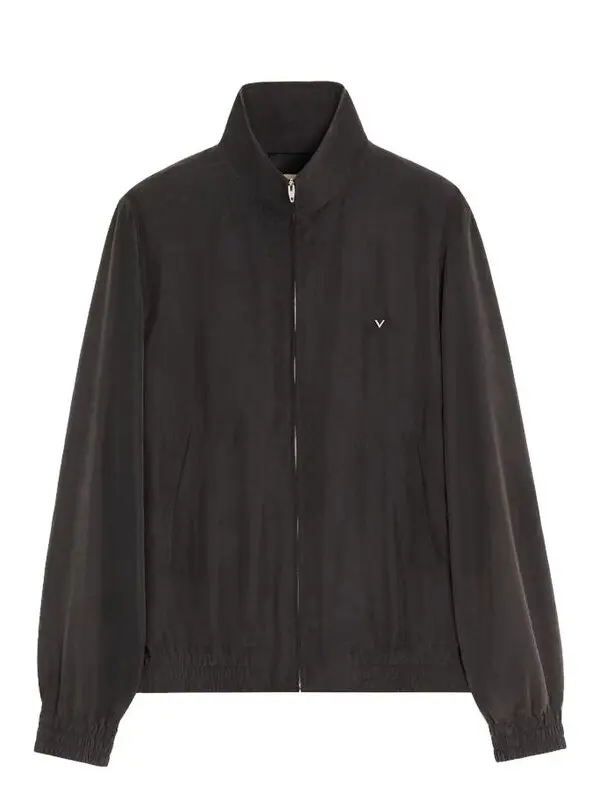 Valentino Garavani Washed Silk Jacket - Black