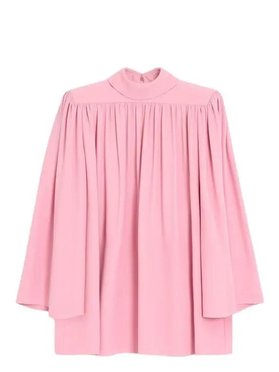 Valentino Garavani Cady Couture Pleated Top - Pink
