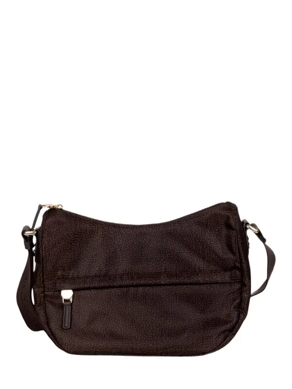 Borbonese Luna Small Shoulder Bag - Brown