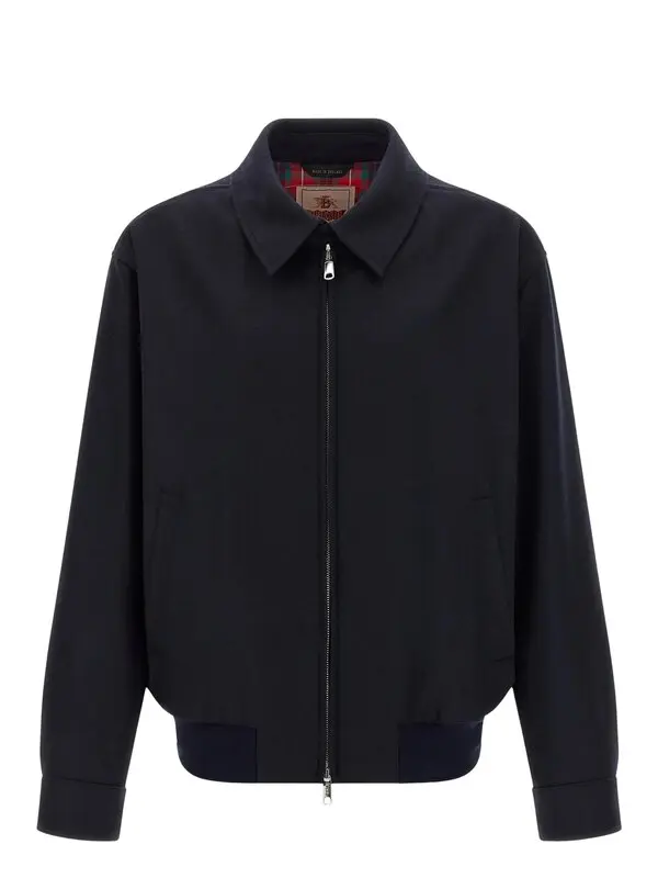 BARACUTA G18 Melton Jacket - Blue