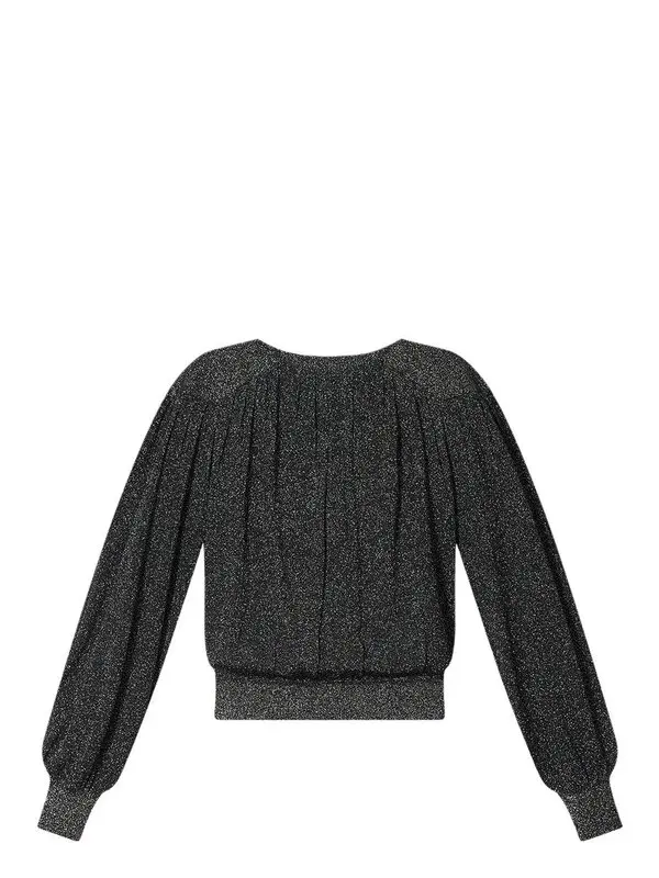 Isabel Marant Étoile Enza Metallic Knit Sweater - Black