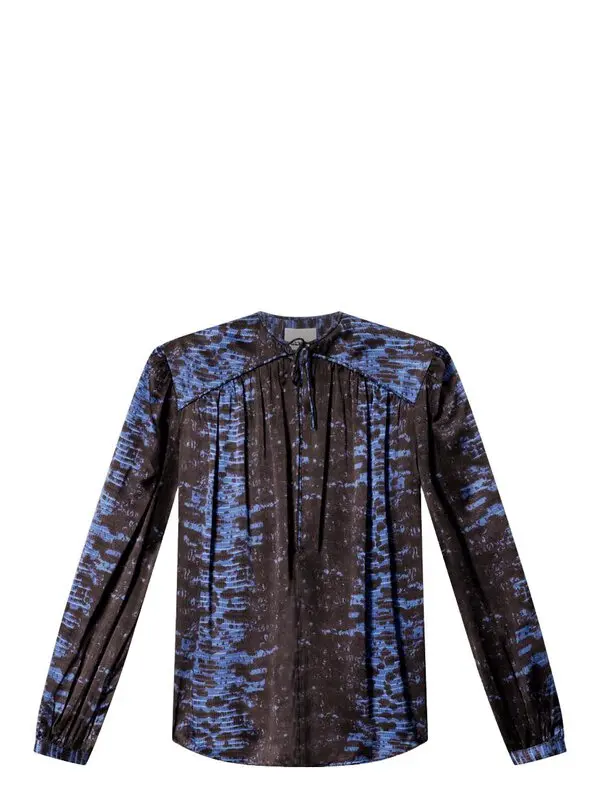 Isabel Marant Étoile Laraya Silk Blouse - Midnight