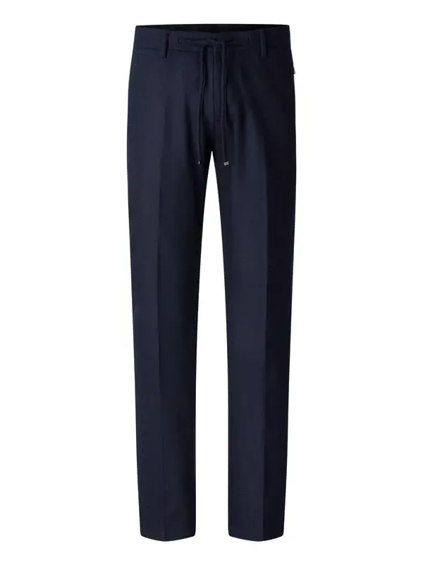Bogner Riley Business Wool Mix Pants - Navy