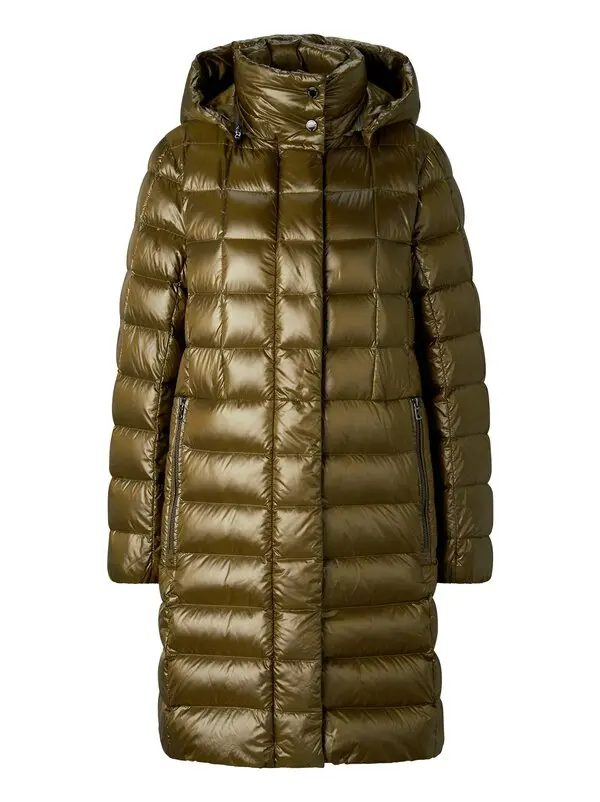 Bogner Quilted Down Coat - Olive