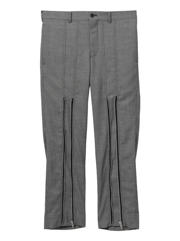 Comme Des Garçons Zipped Trousers - Grey