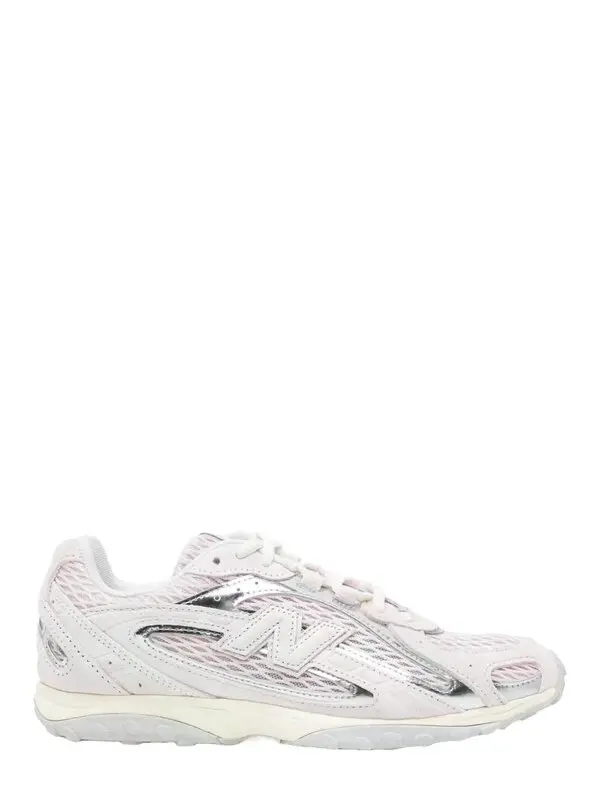 NEW BALANCE Paneled Suede And Mesh Sneakers - Pink