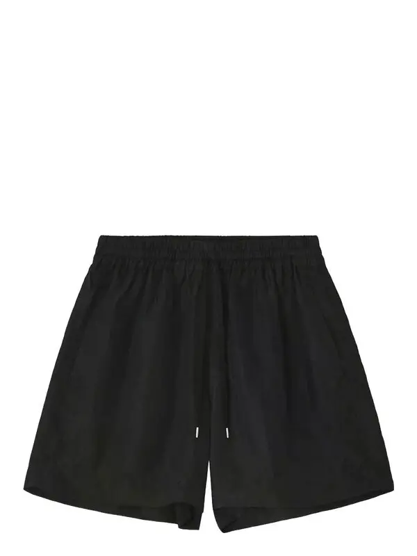 Studio Nicholson Wide Leg Drawstring Shorts - Black