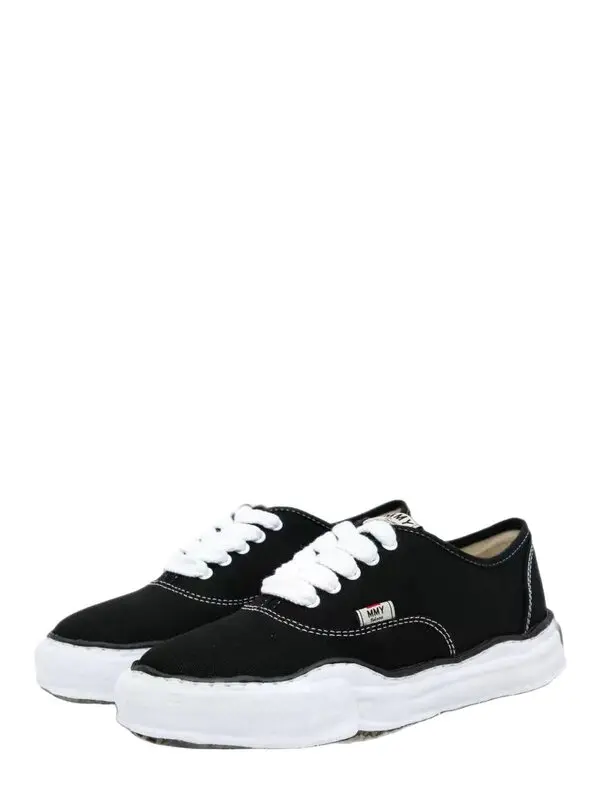 Mihara Yasuhiro Distorted Sole Canvas Sneakers - Black