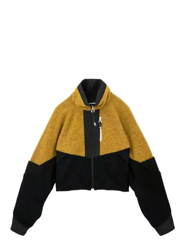 Toga Colour-block High-neck Jacket - Blue