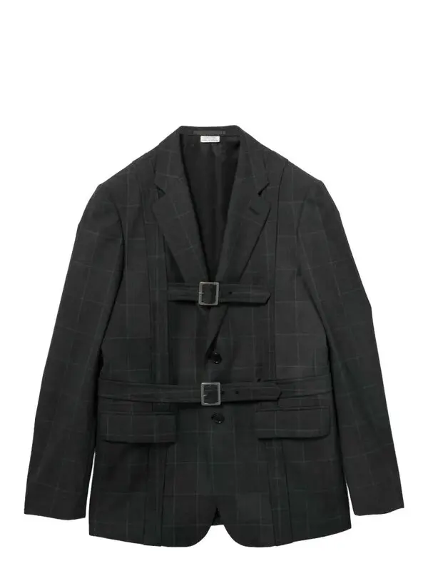 Comme Des Garçons Belted Blazer - Grey
