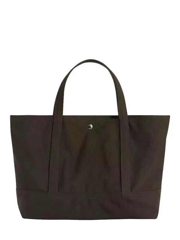 TOTEME Beach Cotton Tote Bag - Brown