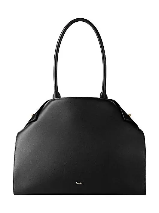 Cartier Clash Large Leather Tote Bag - Black