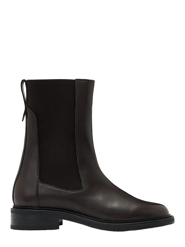 ALLSAINTS Beryl Leather Chelsea Boots - Brown