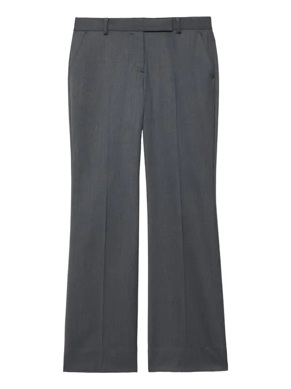 ALLSAINTS Solace Low-rise Slim-fit Tailored Pants - Grey