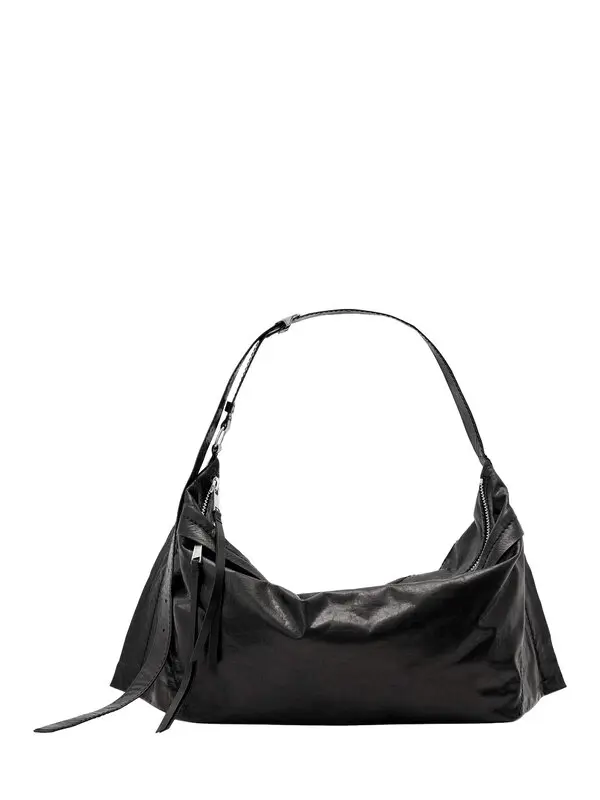 ALLSAINTS Lutece Leather Duffle Bag - Black