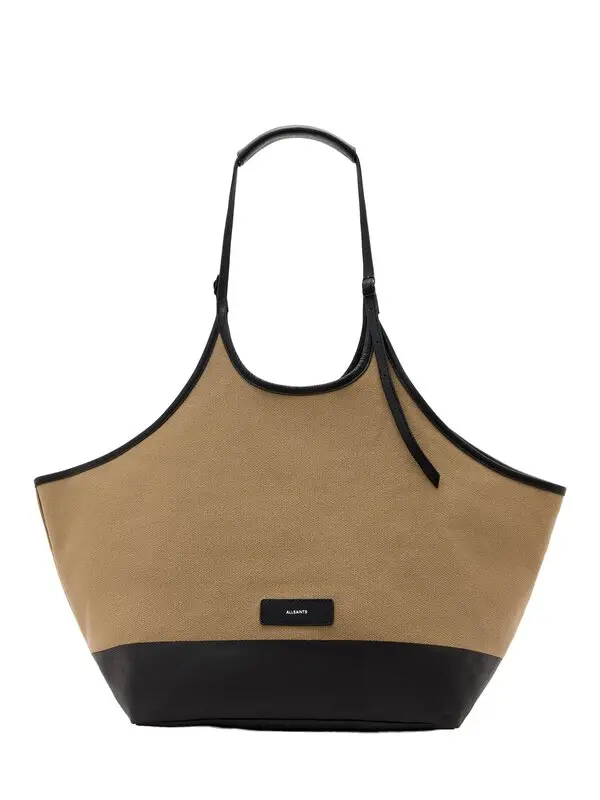 ALLSAINTS Siloh Canvas Tote Bag - Brown