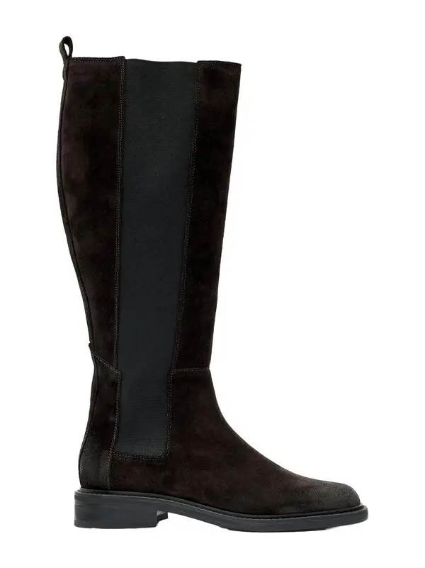 ALLSAINTS Suede Chelsea Boots - Brown