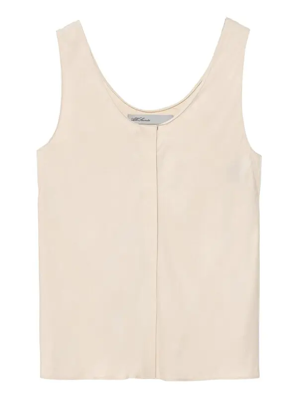 ALLSAINTS Milla Silk-blend Cami Top - White