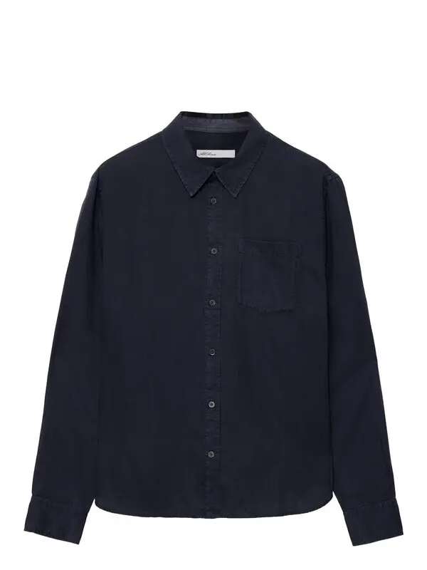 ALLSAINTS Ward Regular-fit Tencel Shirt - Blue