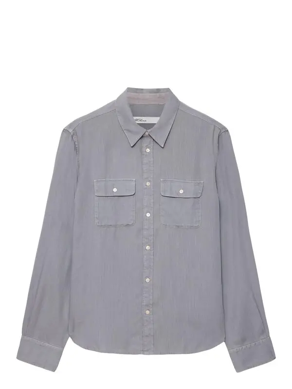ALLSAINTS Bond Regular-fit Tencel Shirt - Grey