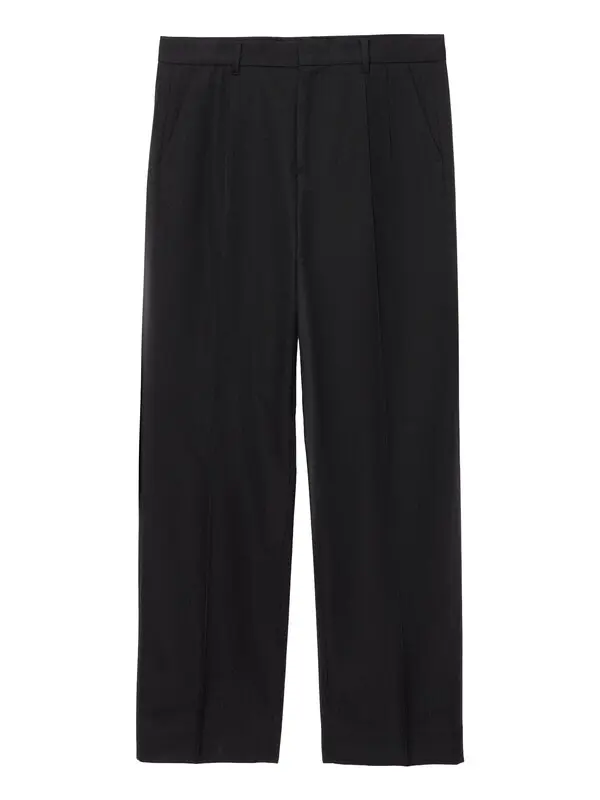 ALLSAINTS Ware Straight-fit Double-pleat Pants - Black