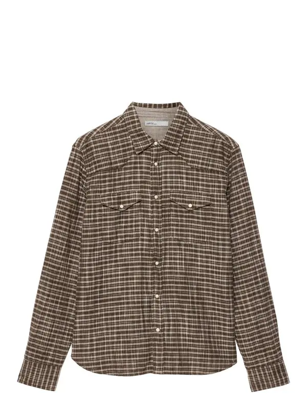 ALLSAINTS Court Regular-fit Double-faced Shirt - Brown