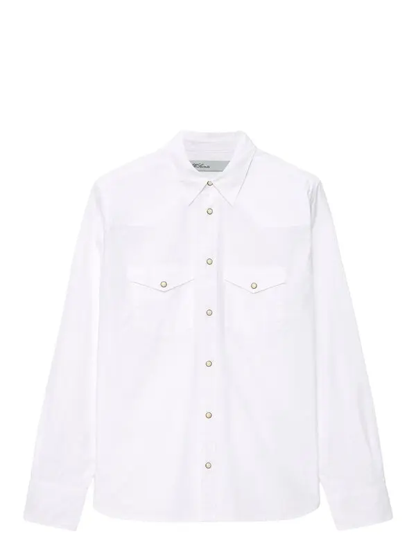 ALLSAINTS Kenil Regular-fit Cotton-poplin Shirt - White