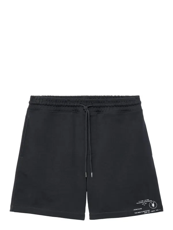 ALLSAINTS Raphy Logo Jersey Sweatshorts - Black