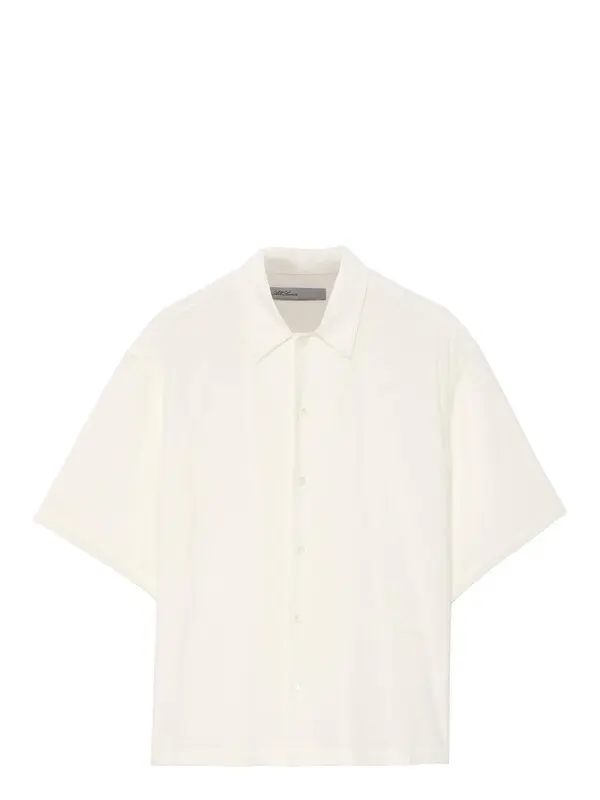 ALLSAINTS Archer Oversized Viscose Shirt - White