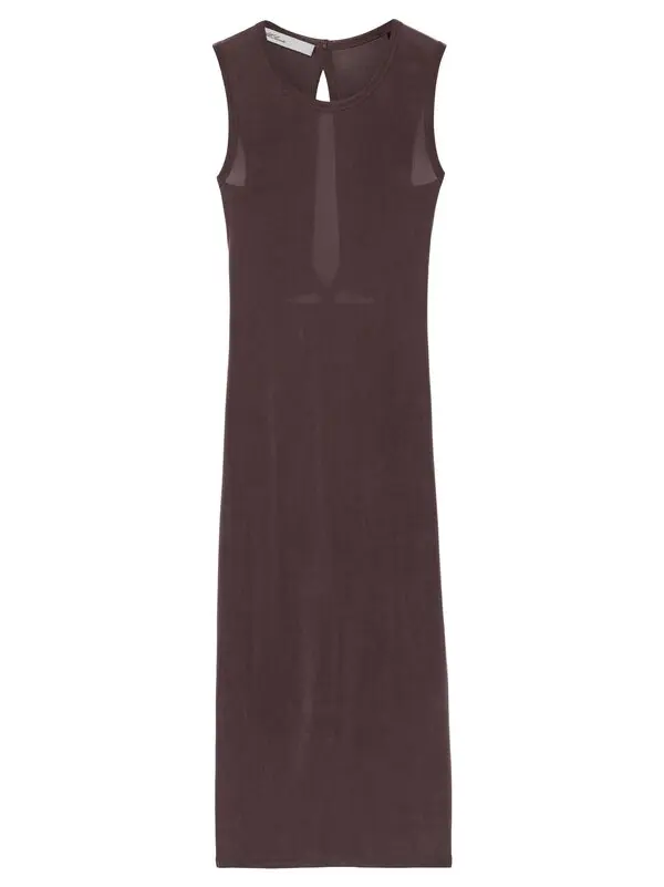 ALLSAINTS Ilia Twisted-back Bodycon Midi Dress - Red