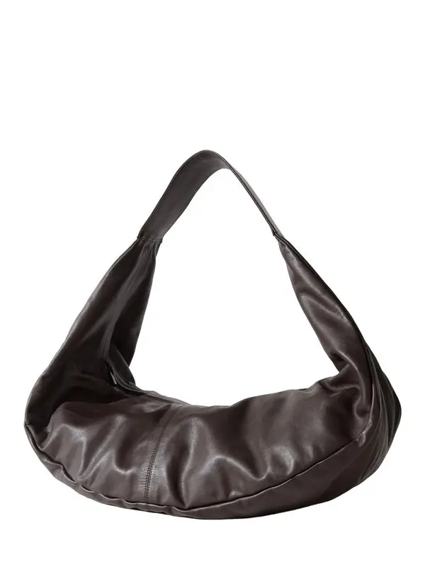 ST. AGNI Large Crossbody Bag - Coffee