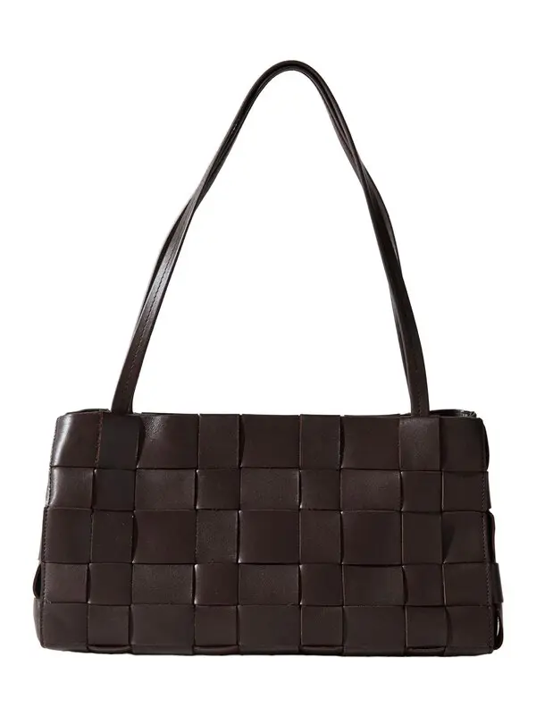ST. AGNI Herno Quilted Fringed Gilet - Chocolate