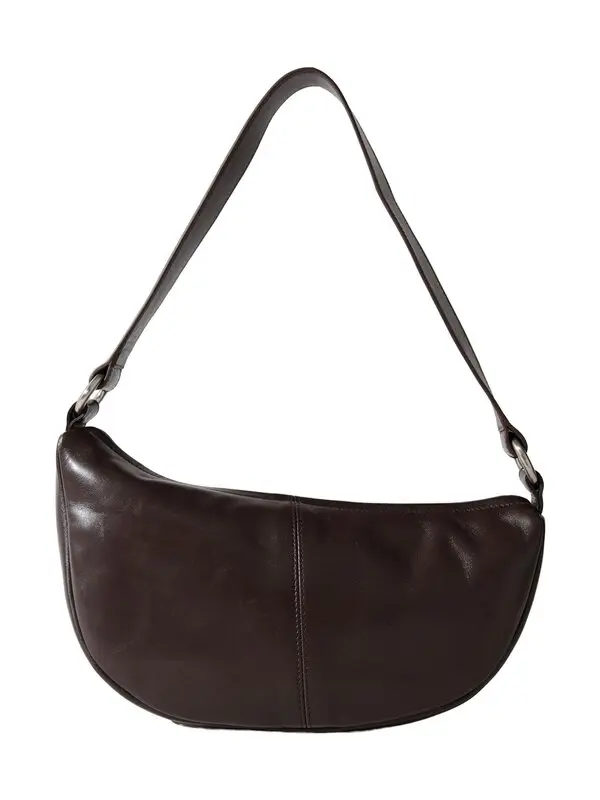 ST. AGNI Utility Crescent Bag - Coffee