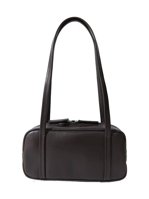 ST. AGNI Petit Dual Zip Bag - Coffee