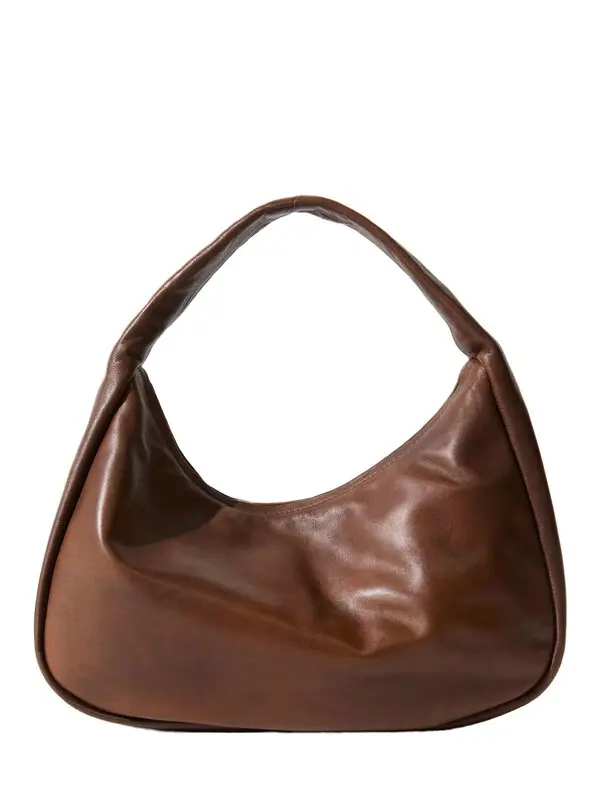 ST. AGNI Large Bon Bon Bag - Chestnut