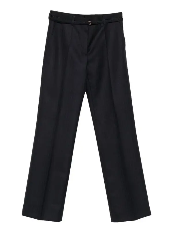 Dries Van Noten Wool Trousers - Blue