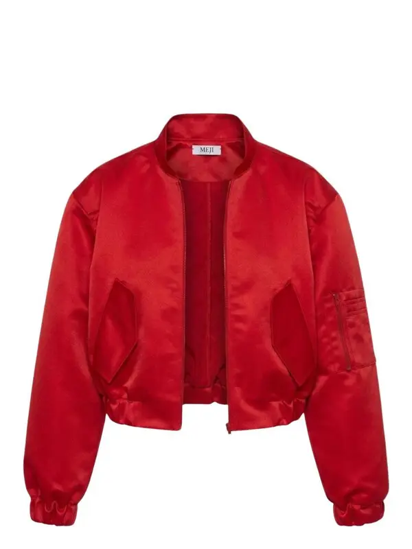 MEJI Signature Bomber Jacket - Red