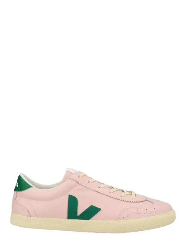 VEJA Leather Low-top Sneakers - Pink