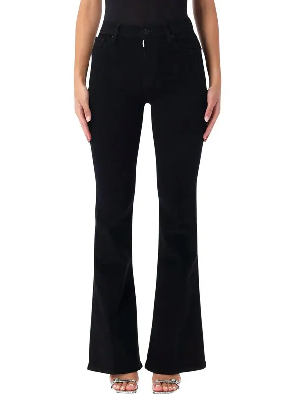 FRAME High-rise Flared Jeans - Nero
