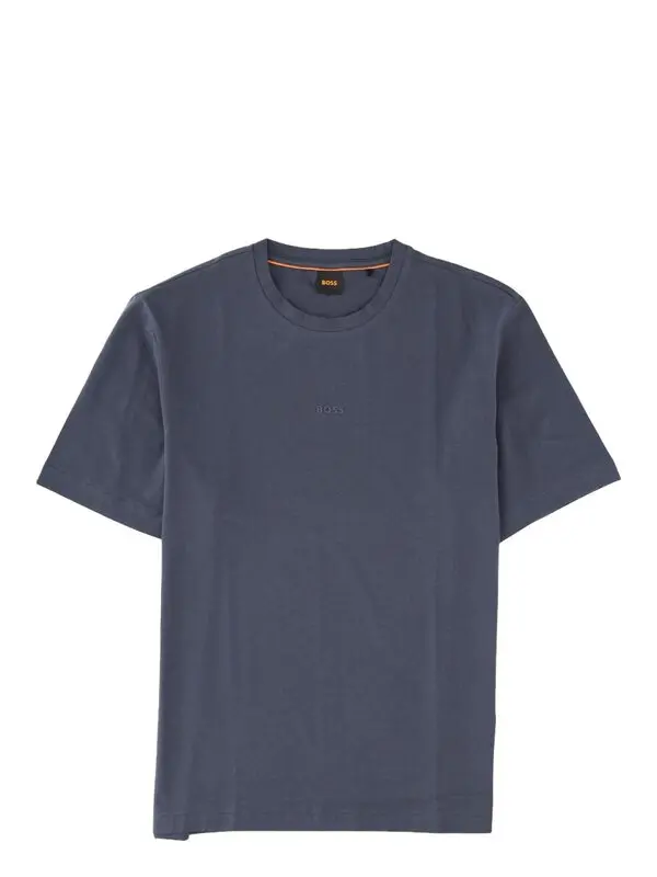 BOSS Cotton-blend Stretch T-shirt - Blue