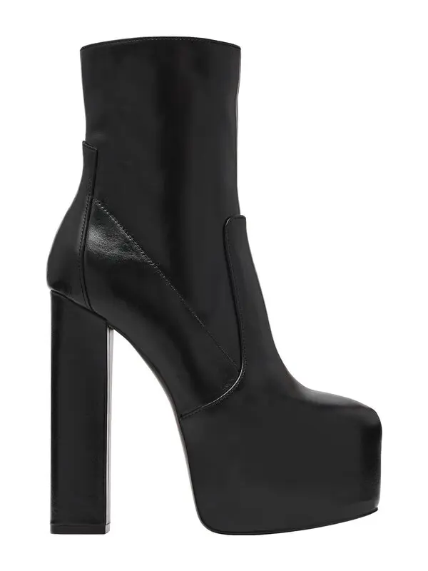Steve Madden Senara Platform Booties - Black