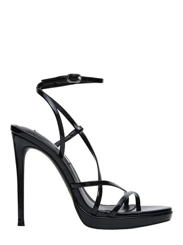 Steve Madden Wess Strappy Stiletto Heels - Black