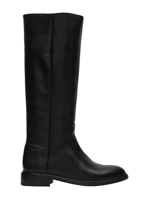 Steve Madden Marna Knee High Boots - Black
