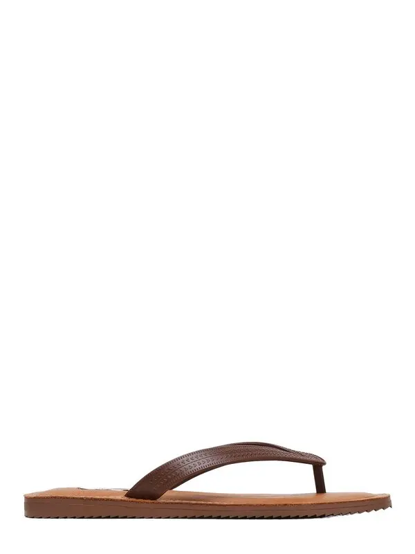 Steve Madden Peylan Thong Sandals - Brown