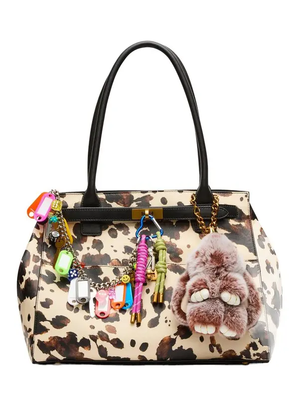 Steve Madden Leilani Printed Tote Bag - Brown Print