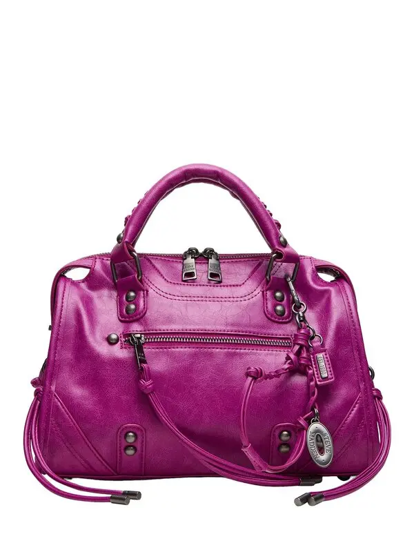 Steve Madden Riggs Satchel Bag - Fuchsia