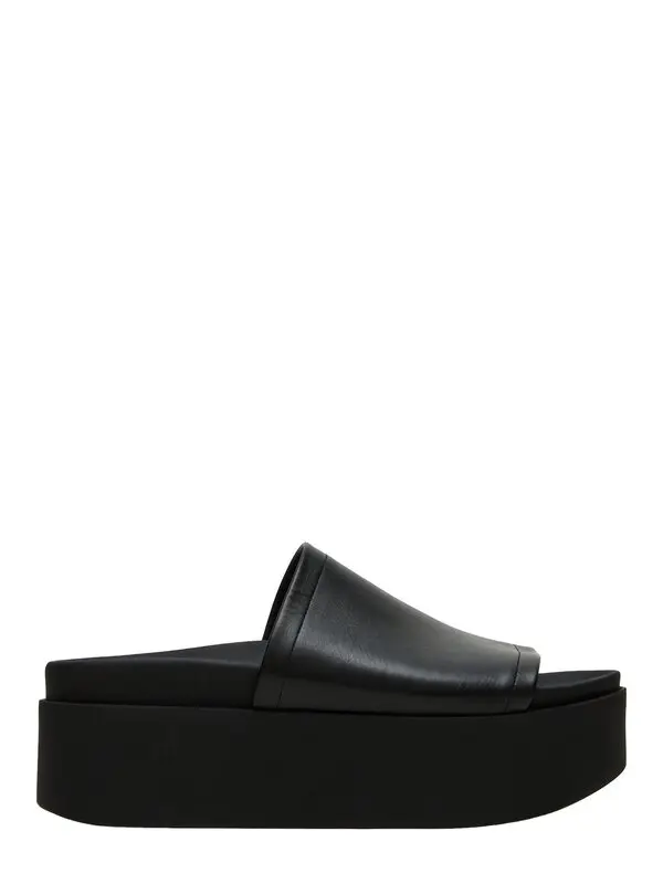 Steve Madden Platform Mule Sandals - Black